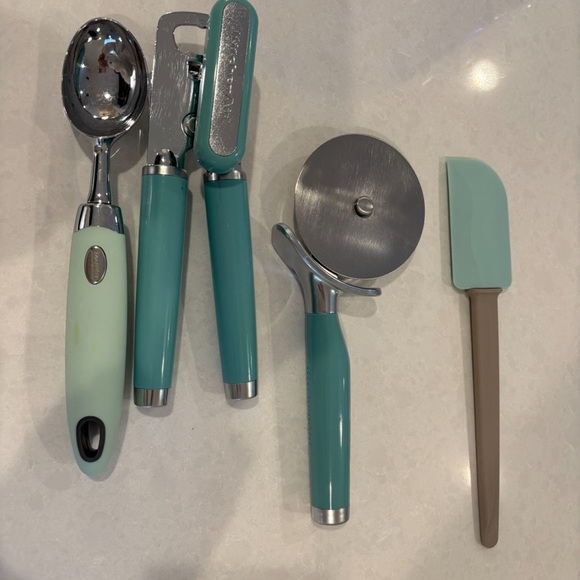 Kitchen | Teal Kitchen Tool Set With Modern Design | Poshmark